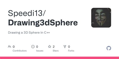 Github Speedi Drawing Dsphere Drawing A D Sphere In C