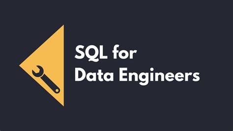 Sql For Data Engineers Learn Data Engineering