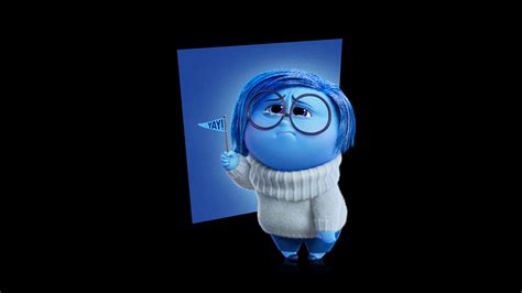 Sadness In Inside Out 2 8k Wallpaper