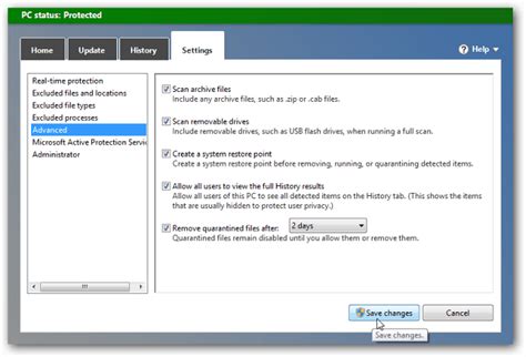 Windows Defender In Windows Includes MSE