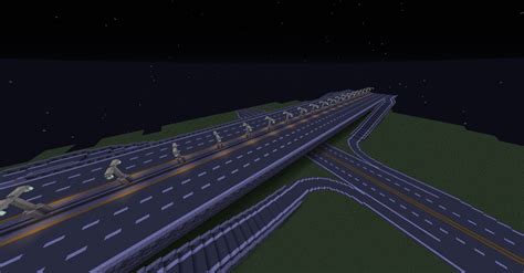 Highway Underpass And Access Ramps Minecraft Map