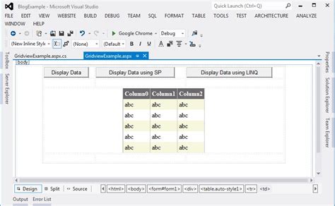 Gridview Control In Aspnet