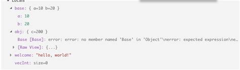 natvis not supported base class members by lldb on mac · issue 3876