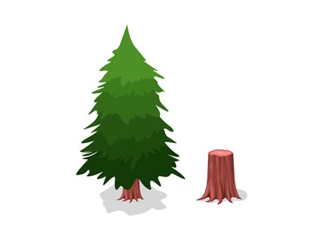 Isometric Pine Tree Isolated 28790317 Vector Art At Vecteezy