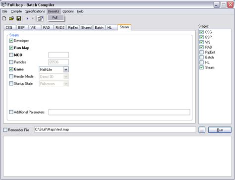 Nem S Tools Batch Compiler Tutorials Adding Preset Quick Launch Buttons Half Life