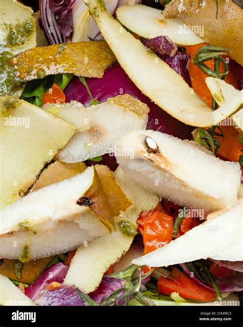 Fruit And Vegetable Peelings Decomposing Creating Nutrient Rich