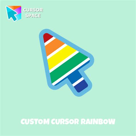 Custom Cursor Custom Cursor Rainbow For Chrome Cursor Space