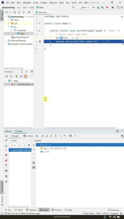 4 Evaluate Expression While Debugging Your Java Code In Intellij Youtube