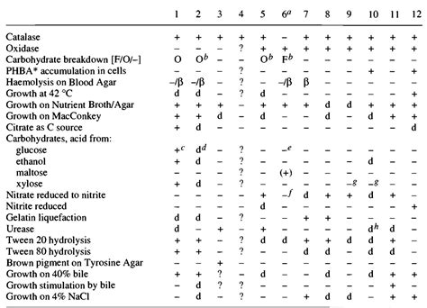 4a Second Stage Table For Acinetobacter Bordetella