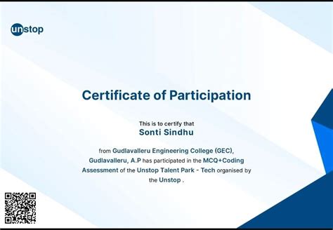 Join Unstops Mcq Challenge For Tech Talent Sonti Sindhu Posted On The Topic Linkedin