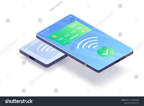 Emv Chip Credit Card Square Reader Stock Vector Royalty Free