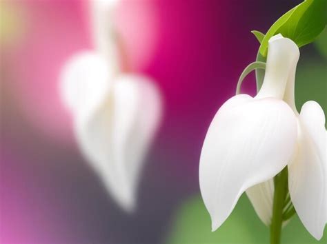Premium Photo White Bleeding Heart Abstract Gradient Background With