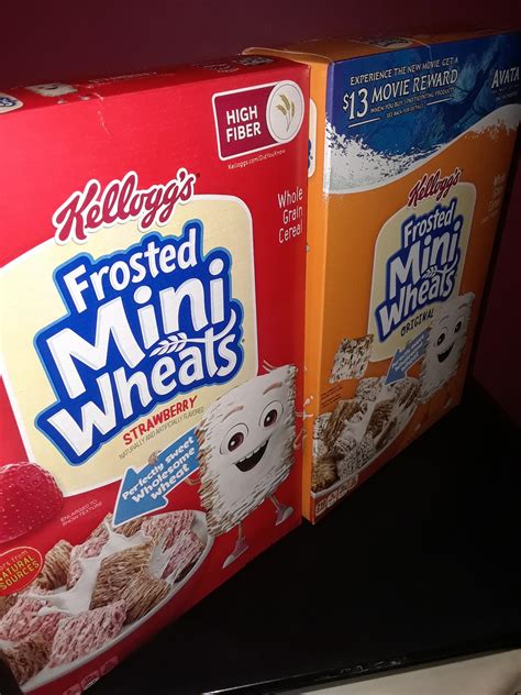 I Bought Some Mini Wheats And Realized I Got One Of The Last Of Boxes