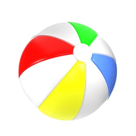 Premium Photo Rendering Blender 3d Icon Beach Ball