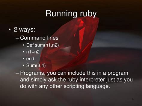 ruby getting started and ruby new presented by mario tayah ppt download