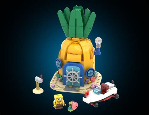Lego Moc Spongebobs Pineapple House 124 Conch Street By Ploopis