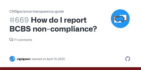 How Do I Report Bcbs Non Compliance · Issue 669 · Cmsgovprice Transparency Guide · Github