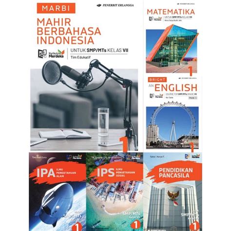 Jual Buku Paket Kurikulum Merdeka Untuk Smp Mts Kelas 7 Penerbit Erlangga Shopee Indonesia