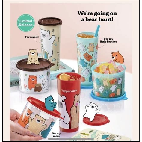 Tupperware Bear Buddy Trio Color In 2025 Tupperware Bear Buddy