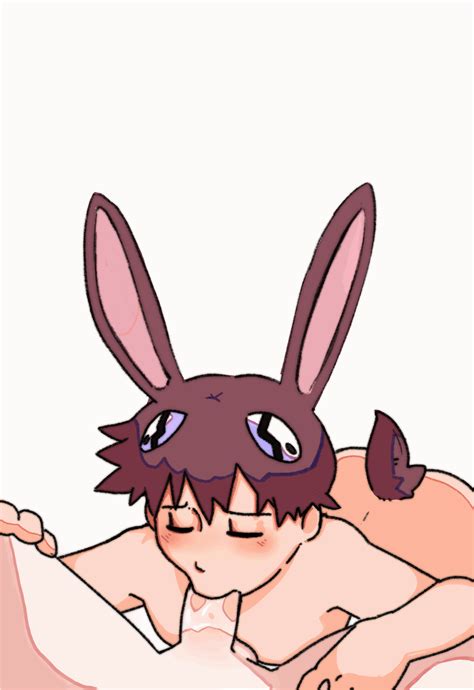 Rule 34 Animated Blowjob Blush Brown Hair Brown Hair Bottom Bunny