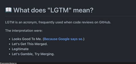 Lgtm ·