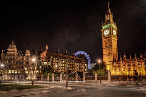 Big Ben And London Eye London United Kingdom