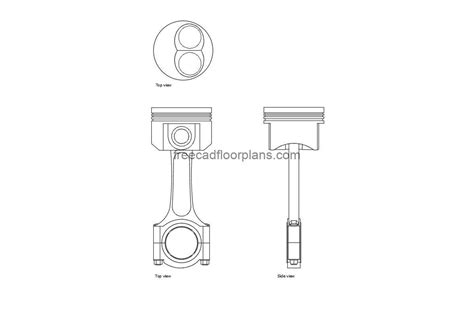 Piston Free Cad Drawings