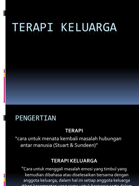 Terapi Keluarga Pdf