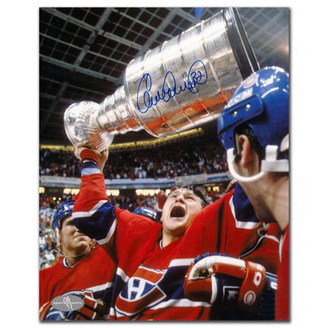 Claude Lemieux Montreal Canadiens 1986 Stanley Cup Autographed 8x10 Nhl Auctions