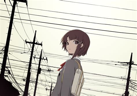 Iwakura Lain Serial Experiments Lain Drawn By Ryugabalius Danbooru
