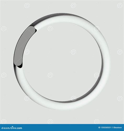 White And Grey Toggle Buttons On Light Background 3d Rendering Stock
