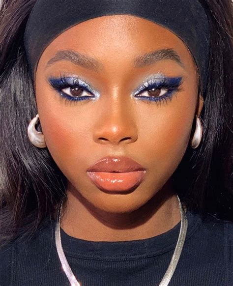 Blue Eyeshadow Looks Blue Makeup Looks Black Girl Makeup Girls