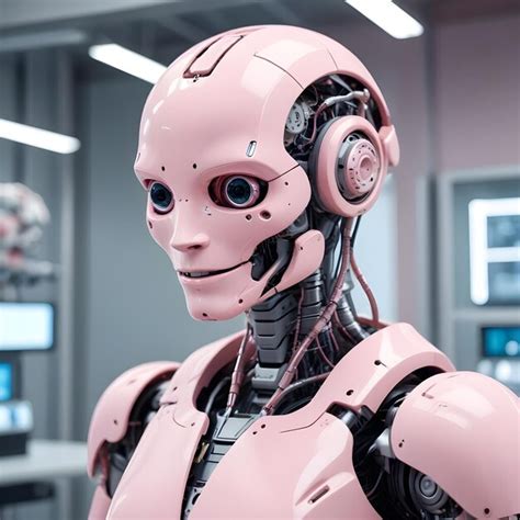 Ai Futuristic Robotic Human Character Premium Ai Generated Image