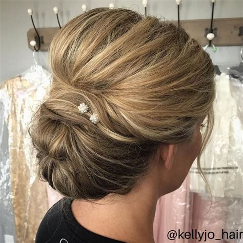 Chignon With A Bouffant Mother Of The Bride Long Hair Updos Mother