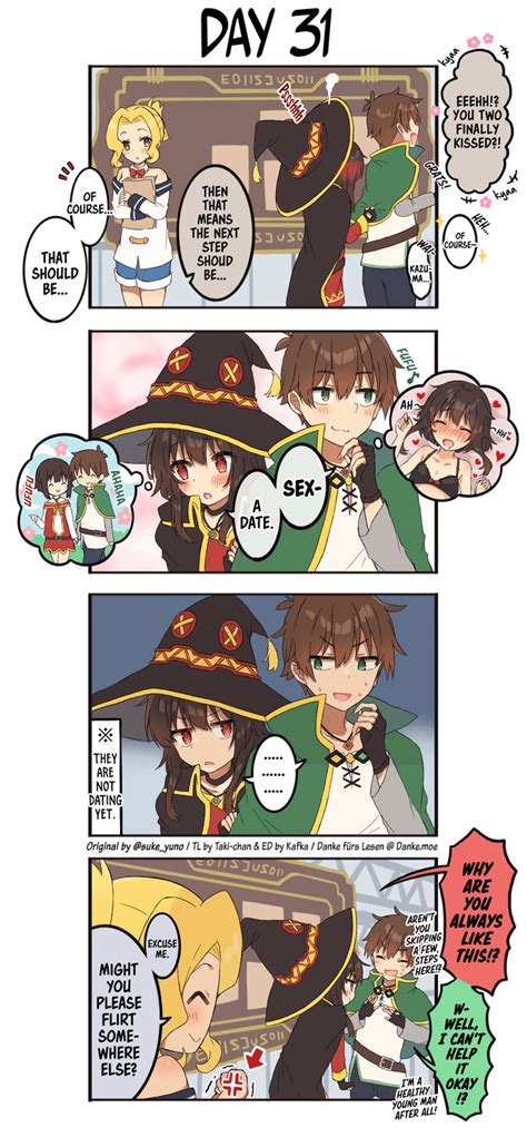Disc Kazuma And Megumin Will Get Married In 100 Days Day 31 Konosuba