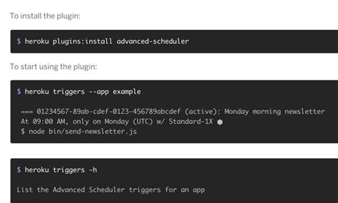 Task Scheduling As A Service For Heroku Applications Advanced Scheduler Heroku Add On