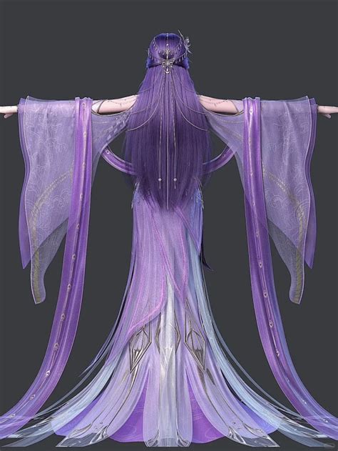 云曦天命神女建模来了！和原画比起来怎么样 花瓣网