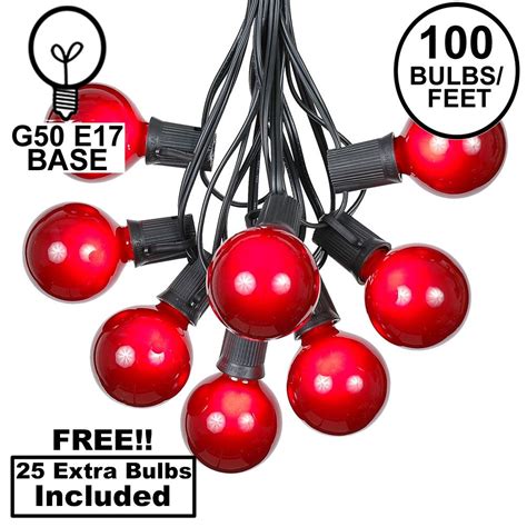 Shop Red Outdoor String Lights And Globe Lights Novelty Lights
