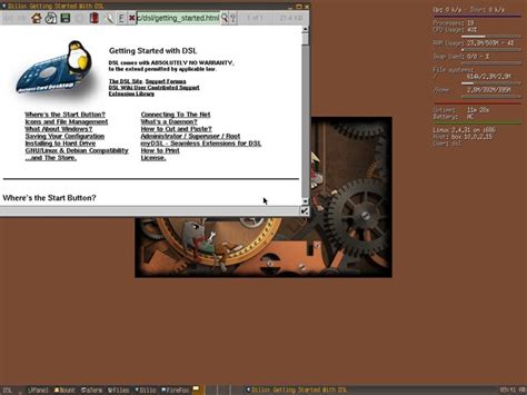 Damn Small 411 Rc Uma Distribuição Linux Com 50 Mb