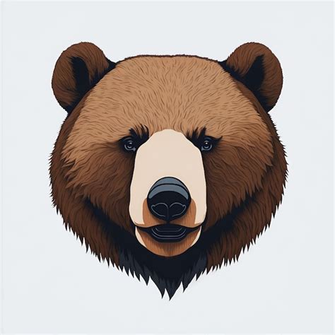 Premium Vector Illustration Of Bear Face Vector