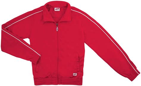 Soffe Poly Tricot Knit Warmup Jacket For Cheerleaders Warmup Jacket Jackets Warmup