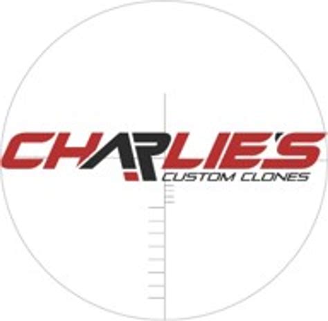 Charlies Custom Clones Logo Sticker Swag Small Reticle Style Logo