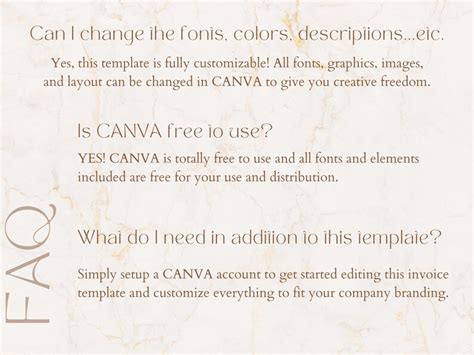 Invoice Template Download Invoice Template Printable Etsy