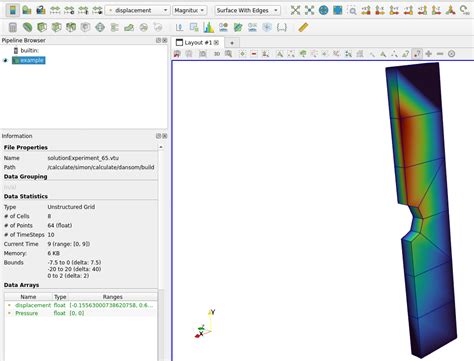 extract surface from 3d mesh and compute gradient of solution vector