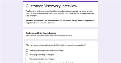 Customer Discovery Interview Prateek Banthiya