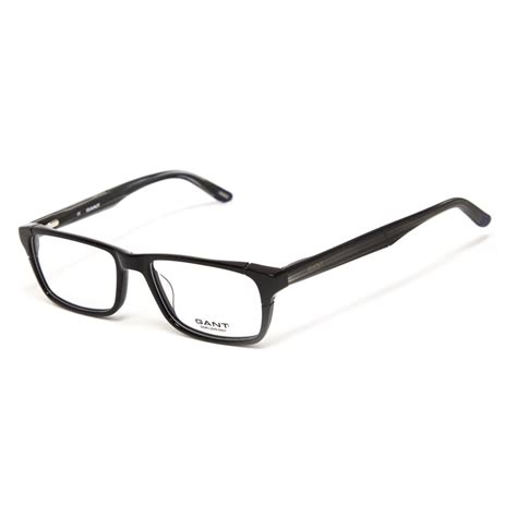 Gant Damian Rectangular Eyeglass Frames 54mm Black