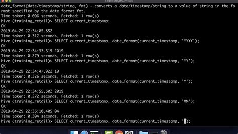 Date Manipulation Using Date Format Youtube