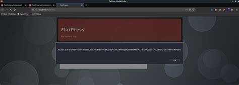 stored xss in the blog content · issue 88 · flatpressblog flatpress