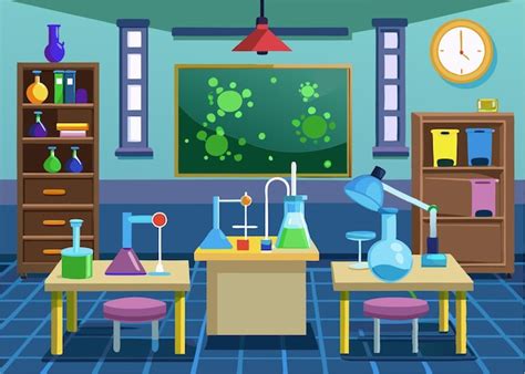 Science Lab Illustration A Visual Guide To Chemistry Experiments
