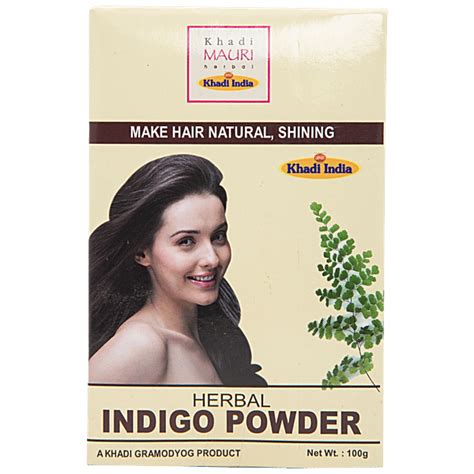 Buy Khadi Mauri Herbal Indigo Powder Makes Hair Natural And Shine
